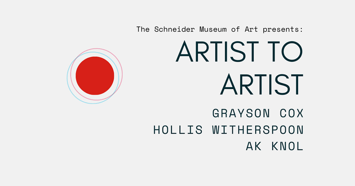 Artist to Artist: Grayson Cox, Hollis Witherspoon & AK Knol (VIDEO ...